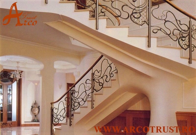 Balustrade Interioare din Fier Forjat ARCO TRUST STEEL