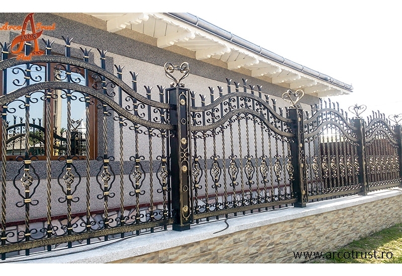 Elemente componente Panou Gard Super Regal - Fier forjat ARCO