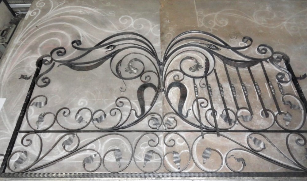 03 Gard - 2 Bucle + Bordura, Iedera Salbatica Lux - Fier forjat ARCO