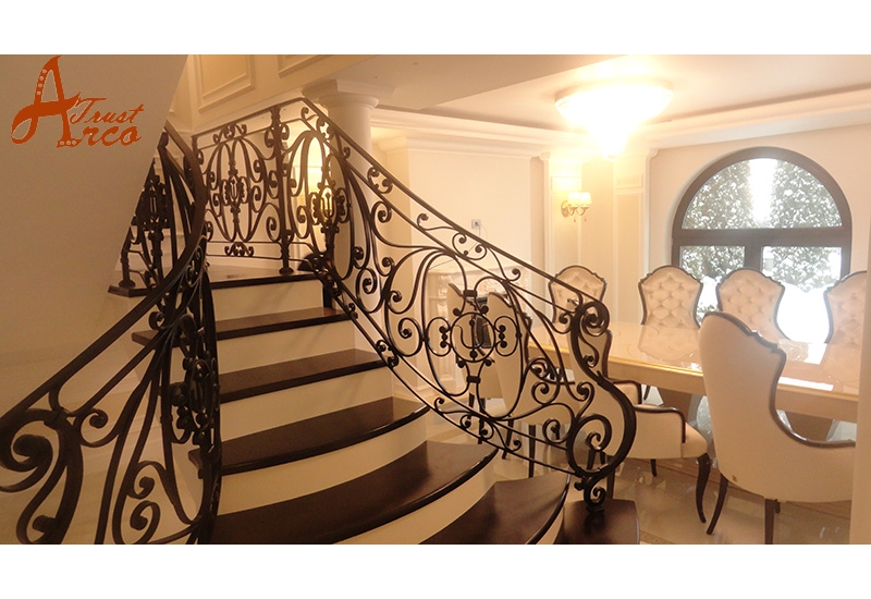 Balustrade Interioare din Fier Forjat ARCO TRUST STEEL